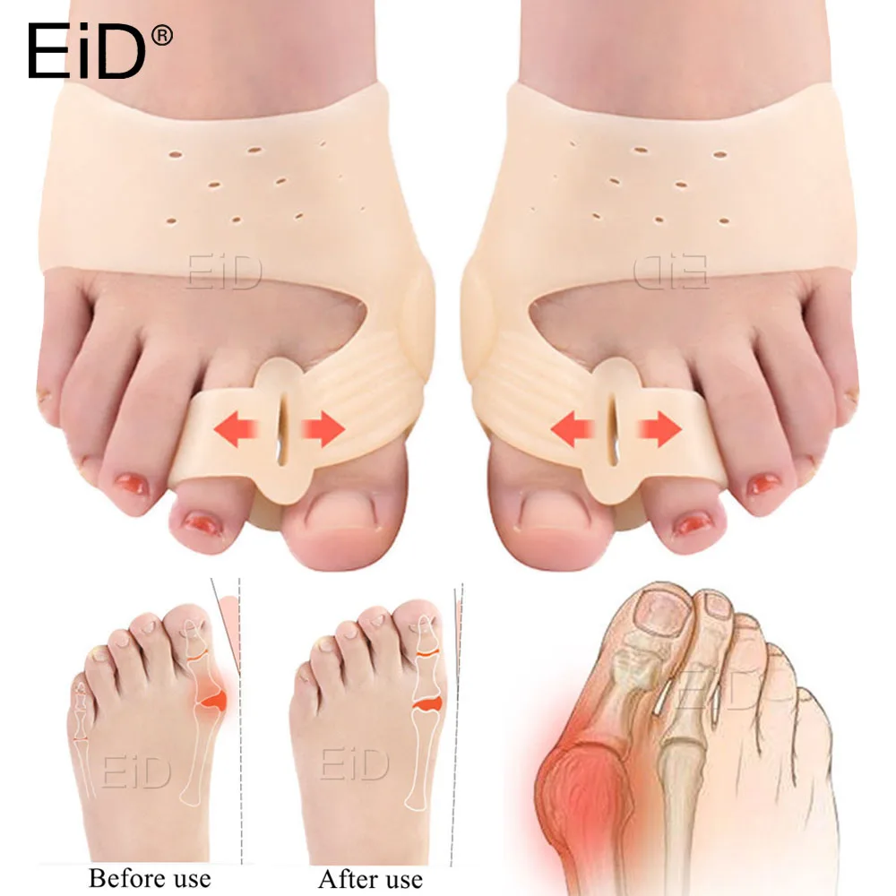 Magnetic Therapy Silicone Gel Toes Separator Bunion Bone Ectropion ...
