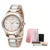 SUNKTA Fashion Women Watches Rose Gold Ladies Bracelet Watches Reloj ...