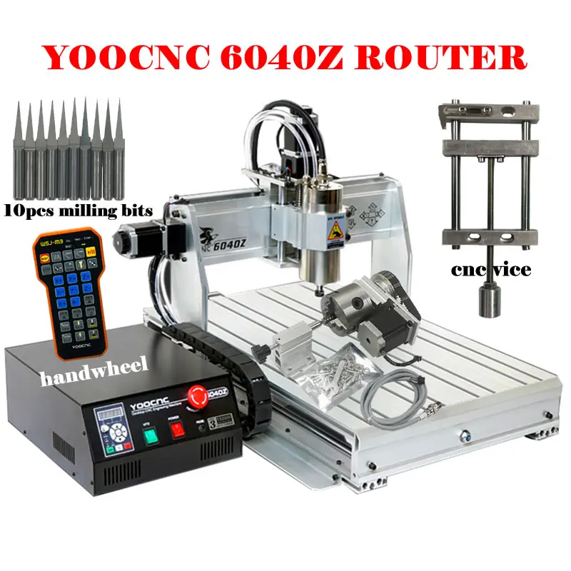 Yoocnc-6040Z-2200W-1500W-800W-Wood-Router-4Axis-USB-Milling-Engraving ...