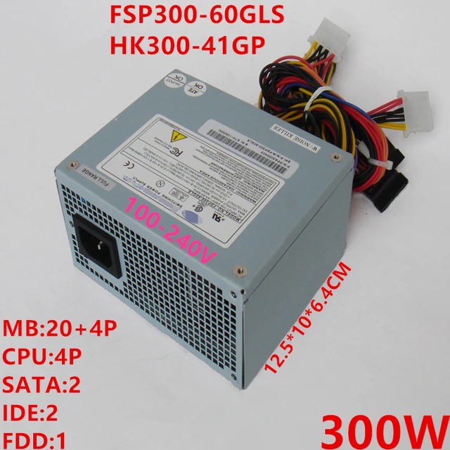 Original PSU For FSP MICROATX MATX SFX 300W Switching Power Supply FSP300-60GLS HK300-41GP ...