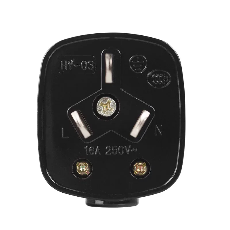 Black Australia standard 16A/10A 250V AU CN 3Pin power plug Detachable ...