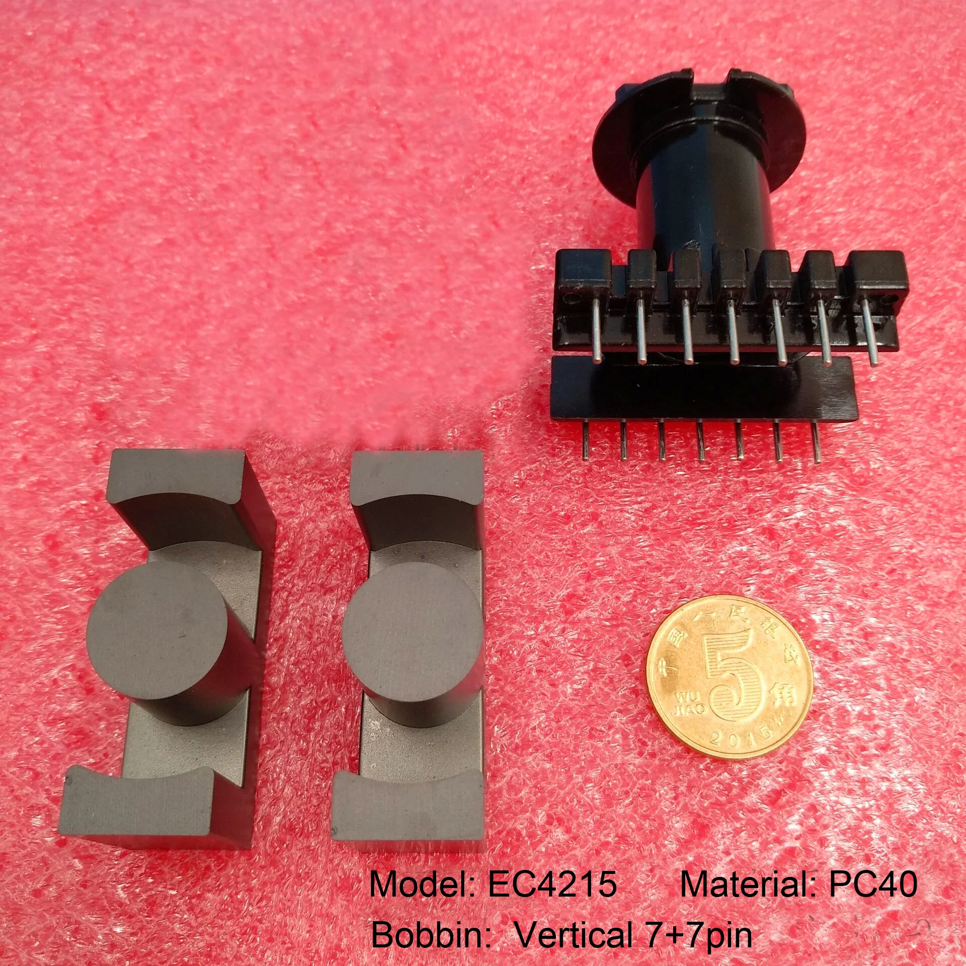 Vertical Transformer Frame Er4215 Ec42 7+7pin Tdk Tdg Ferrite Core Pc40 ...