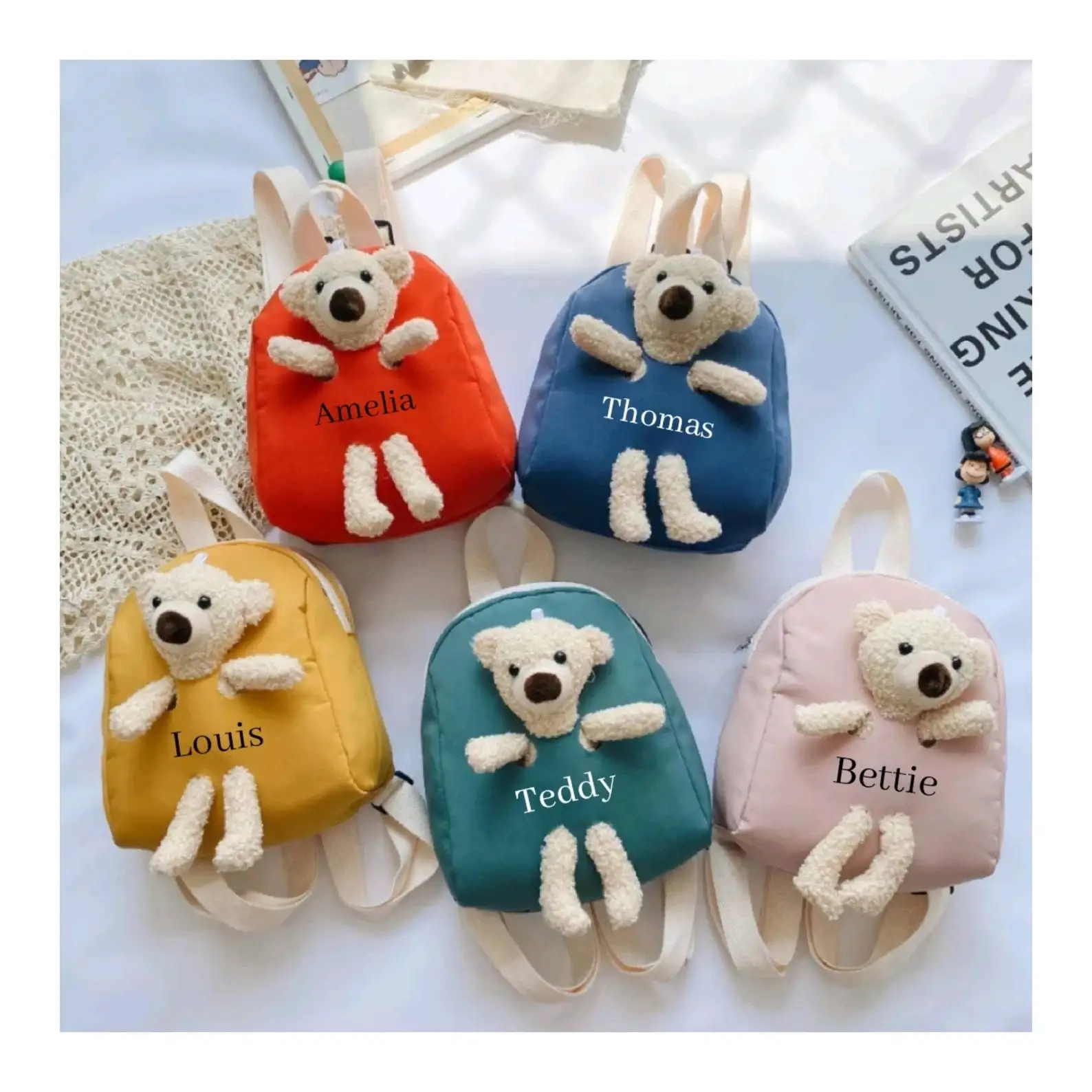 Toys Toys & Games Personalised plush monkey and backpack baby gifts ...