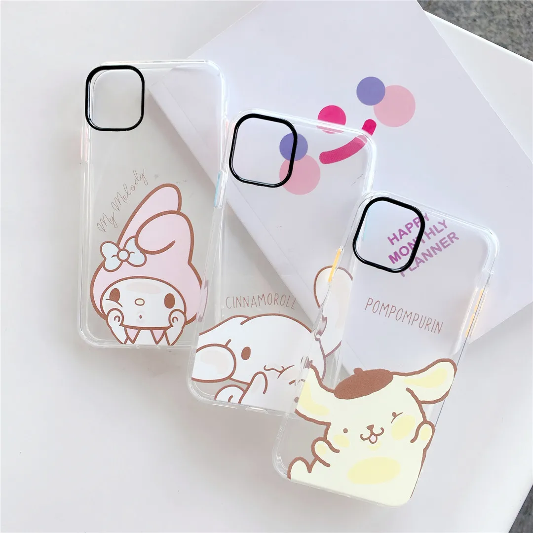 My Melody Pom Purin Cinnamoroll Cartoon Phone Case - KawaiiMerch.com