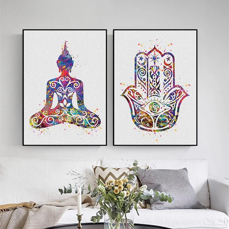 Watercolor Buddha