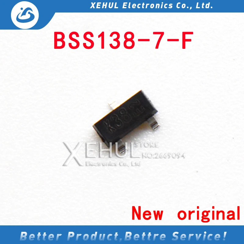20 개/100 개/3000 개 무료 배송 BSS138 7 F LBSS138LT1G BSS138P BSS138 SOT 23 실크 ...