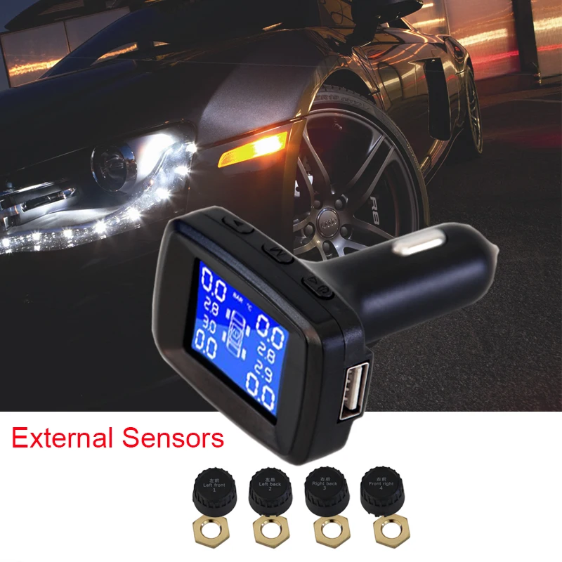 BigBigRoad sistema de control de presión de neumáticos para coche, sistema de alarma para Haima ...