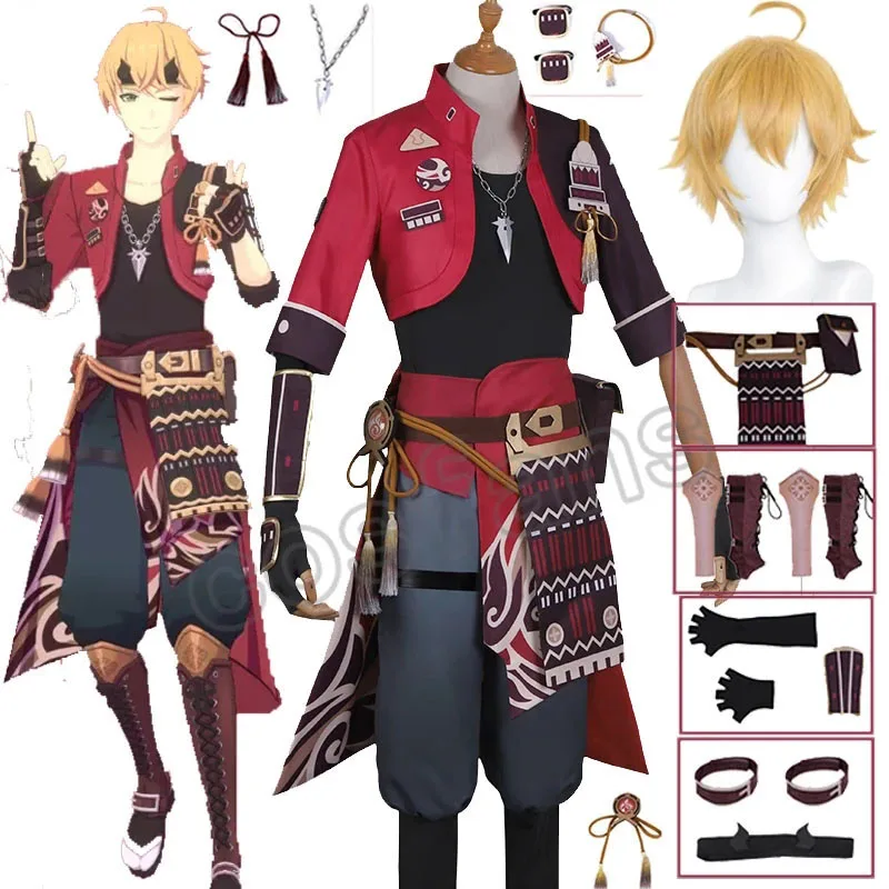 เกม Genshin Impact Tohma คอสเพลย์เครื่องแต่งกาย Tohma คอสเพลย์ Genshin ...