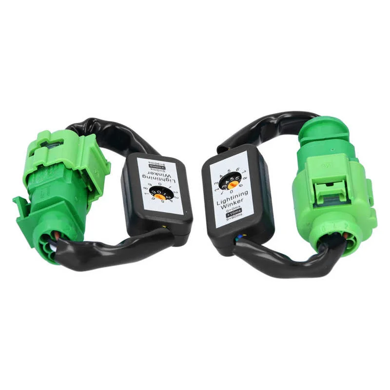 LED Tail Lights Dynamic Turn Signal Adapter Harness Blinker Module Kit ...