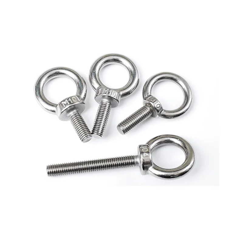 304-stainless-steel-eyebolt-screw-lengthened-welded-band-bolt-hook-bolt ...