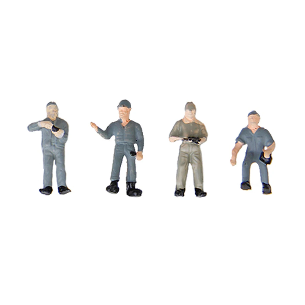25-Model-Train-Railway-Worker-People-Figures-Diorama-Layout-HO-Scale-1 ...