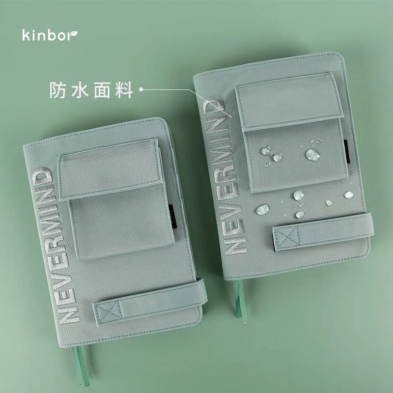 Kinbor NEVERMIND Waterproof Notebook A5 Self-filling Calendar Schedule ...