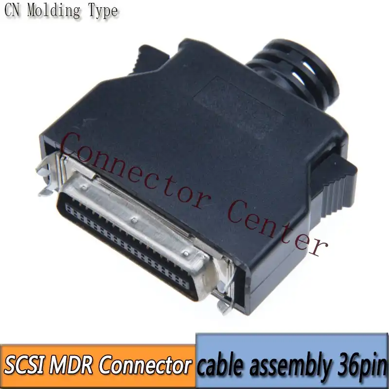MDR Cable Connector plug male 26 Pin Compatible With 3M SCSI CN ...