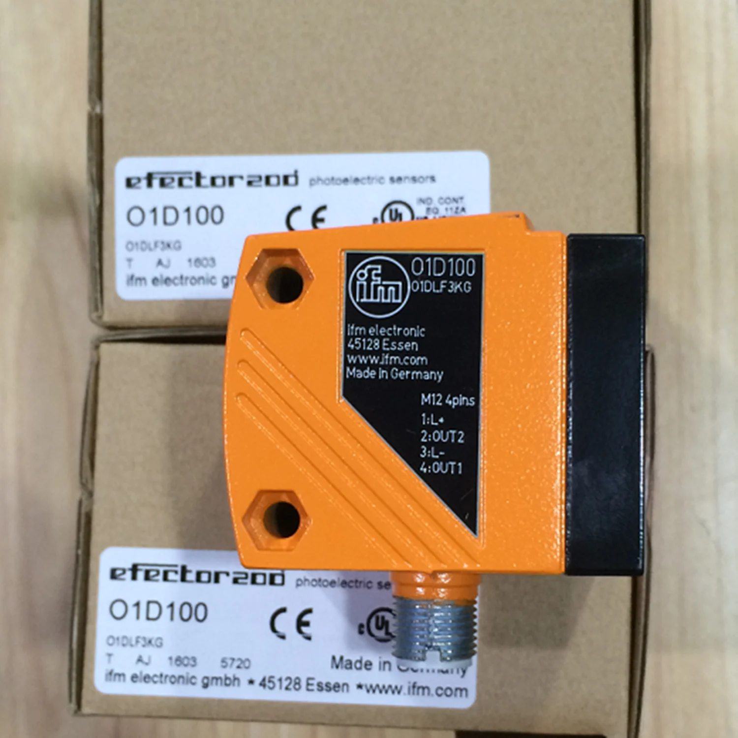 Photoelectric distance sensor O1D100 O1DLF3KG O1D102 O1D103 O1D105 ...