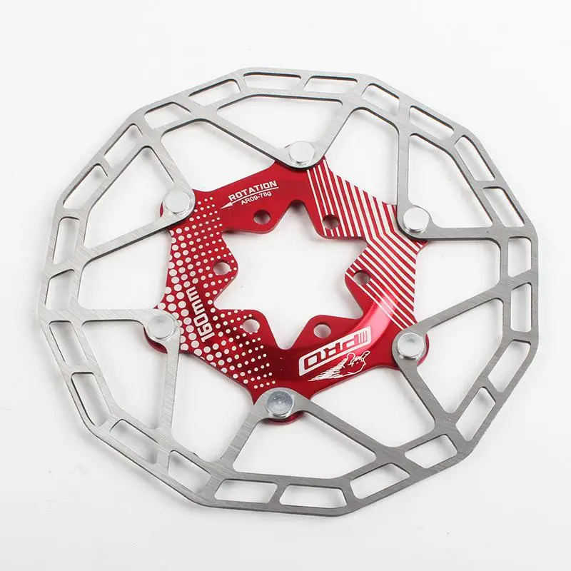 초경량 플로팅 디스크 패드 160mm 80g 자전거 디스크 브레이크 로터 부품 바이크 디스크 브레이크 로터자전거 브레이커