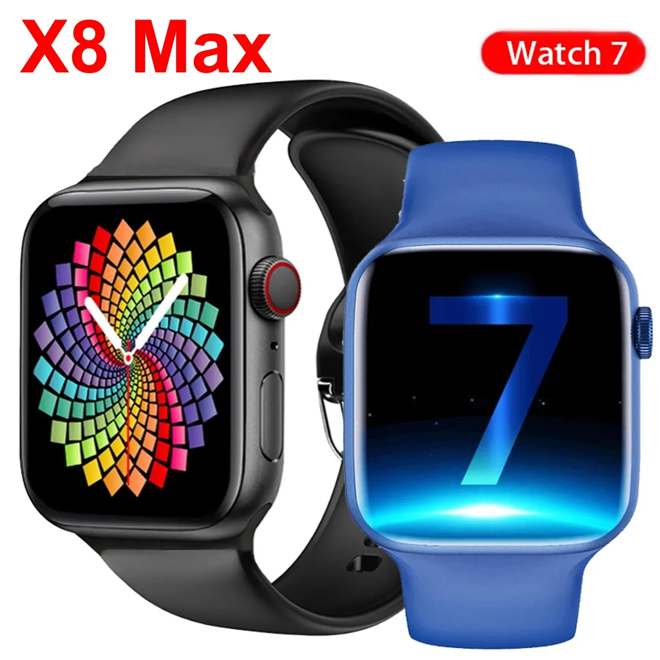 Original X8 Max Bluetooth Call Smart Watch Men Women Heart Rate Monitor ...