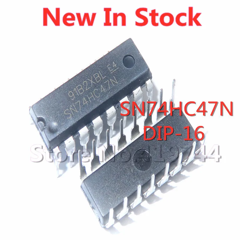 5PCS-LOT-SN74HC47N-74HC47-DIP-16-BCD-7-segment-high-efficiency-decoder ...