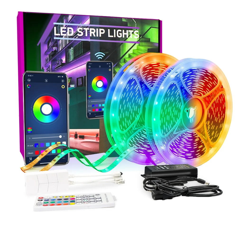 Alexa-LED-Strip-Light-with-App-Control-WiFi-Music-Sync-TV-Backlight ...