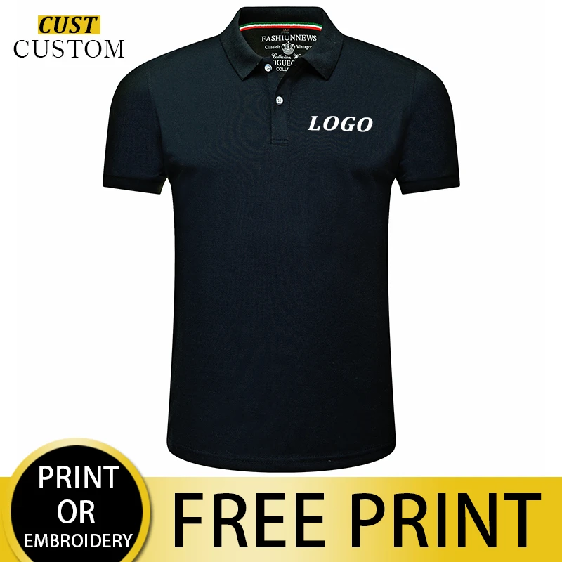 Polo Shirts Custom Logo Printing/embroidery 100% Polyester Breathable ...