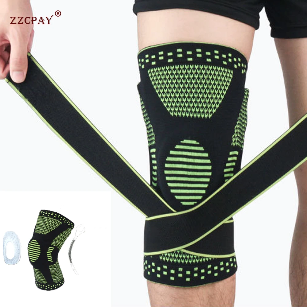 1PCS-Knee-Pads-Compression-Fitness-Kneepad-Running-Basketball-Knee ...
