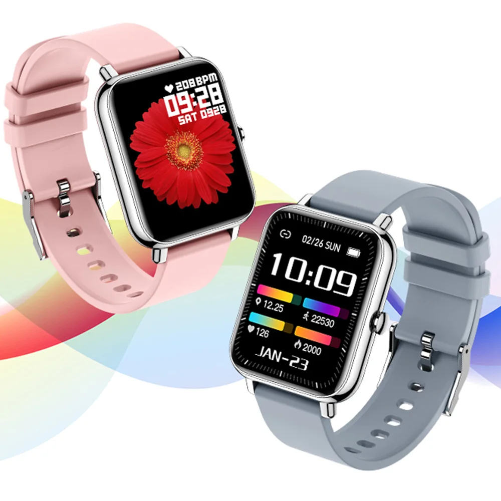 New Arrival Ultra Slim Women Men Smart Watch Full Touch Screen Sport ...