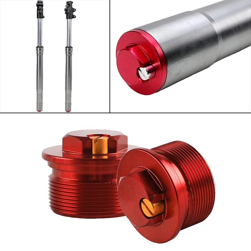 Motorcycle-front-Shock-Absorber-Damper-Top-Nut-Cover-Cap-for-125-140 ...
