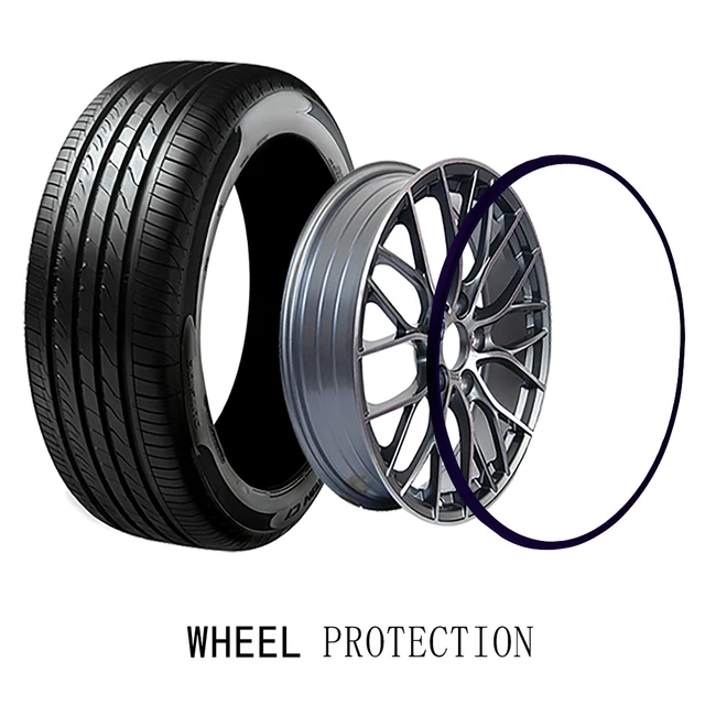 black Car Accessories Set R16″R17″R18″R19″R20″ Inch Hub Caps Skin Rim ...