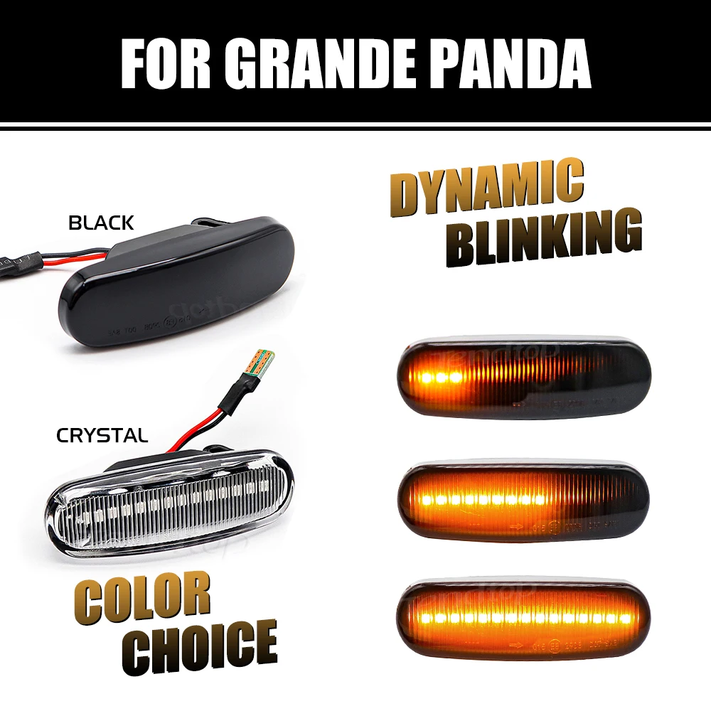 Car-Led-Dynamic-Side-Marker-Light-Sequential-Turn-Signal-Lamp-Blinker ...