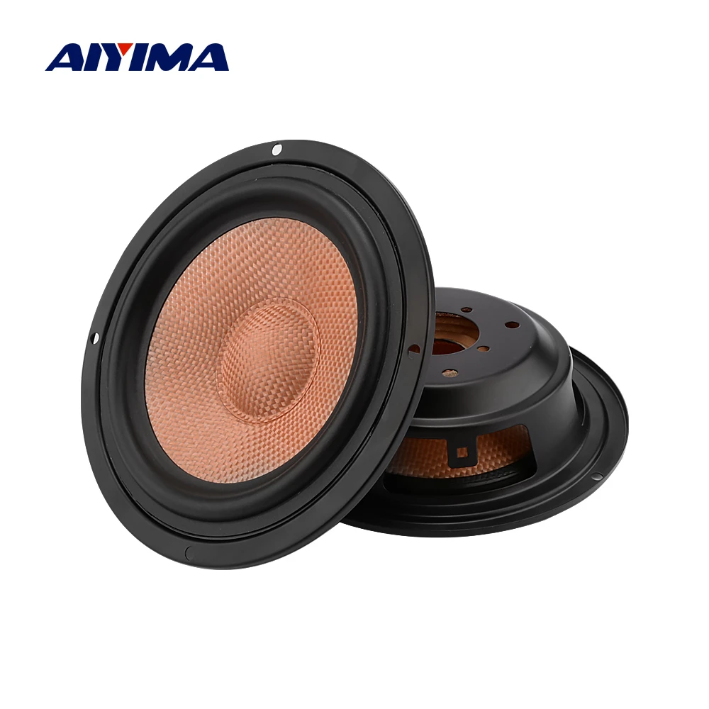 AIYIMA 6.5 인치 스피커 우퍼 패시브 라디에이터 베이스 라디에이터 패시보 DIY 스피커 수리 키트, 액세서리 부품 사운드 시스템, 2 개|스피커 액세서리 ...