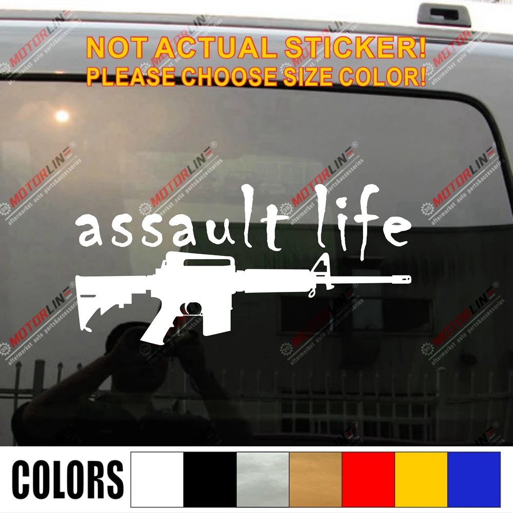 Assault Life Sticker Decal