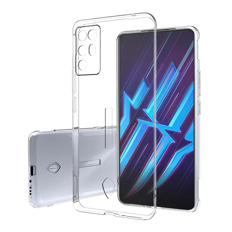 สำหรับ Nubia สีแดง6R กรณีง่าย Slim Soft TPU Transaprent ใสโทรศัพท์กรณี ...