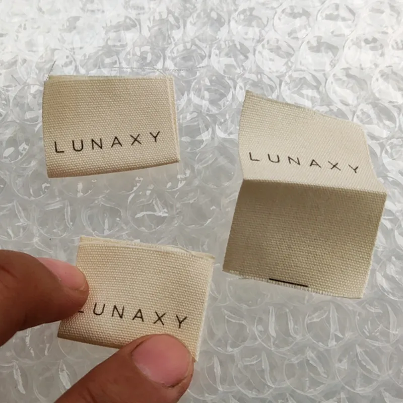 Print-label-1000pcs-5-3-cm-Custom-natural-cotton-cloth-tag-loop-fold ...