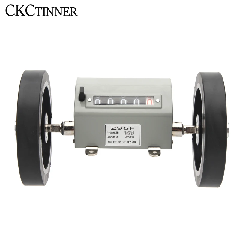 Z96-f Meter Counter Mechanical Length Distance Double Rolling Wheel 0 ...