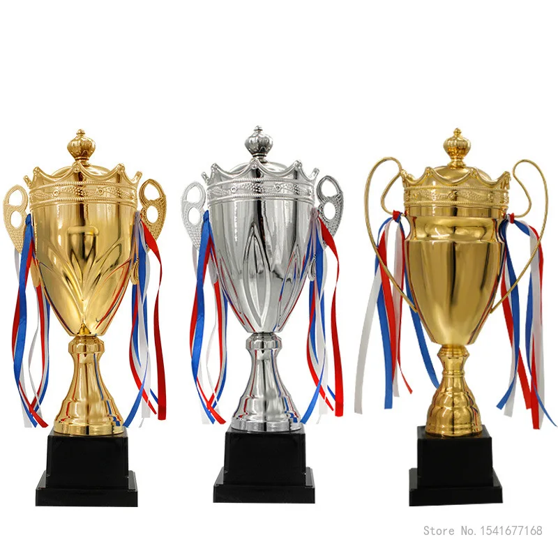 Trofeo-de-metal-personalizado-de-gran-tama-o-Comercial-Grande-oro-plata ...