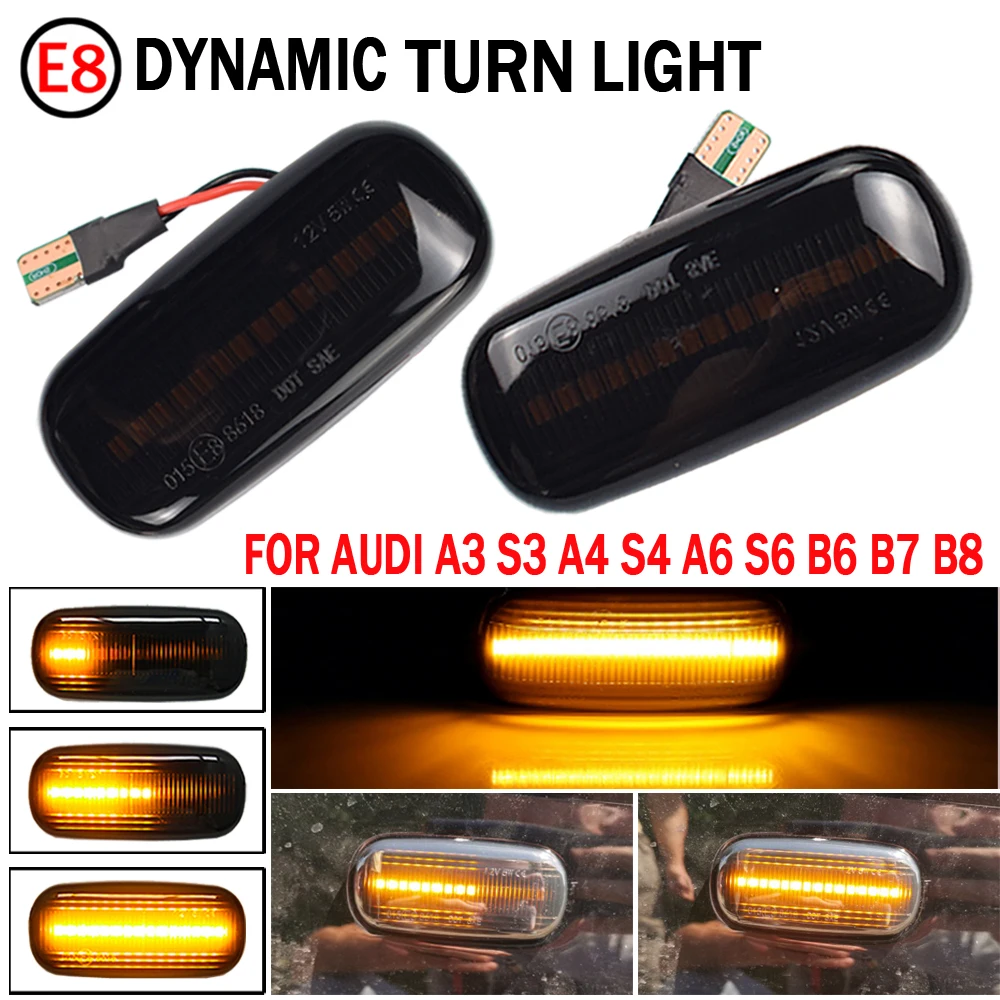 2pcs-LED-Flashing-Turn-Signal-Side-Marker-Lamp-Car-Tuning-Light-For ...