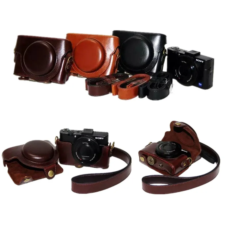 PU-Leather-Camera-Bag-Case-For-Sony-RX100-RX100II-RX100-M3-RX100III-M4 ...