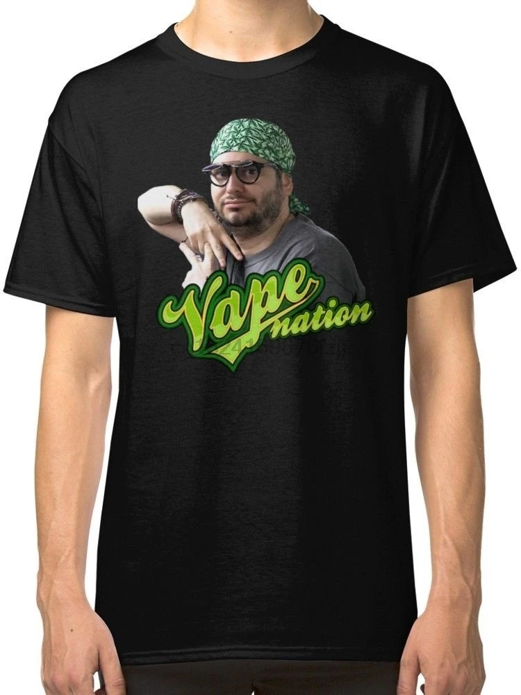 Vape Nation camisa negra para hombre| | - AliExpress