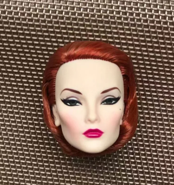 Rare-Face-FR-Doll-Head-Blue-Gold-Purple-Black-White-Red-Hair-Head-MENGF ...