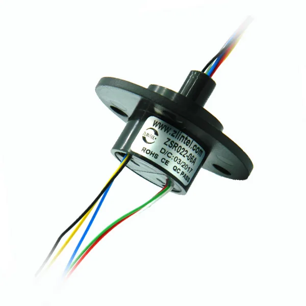 2a 6 Channel Slip Ring Rotating Connector Slip-rings For Ptz Monitoring ...