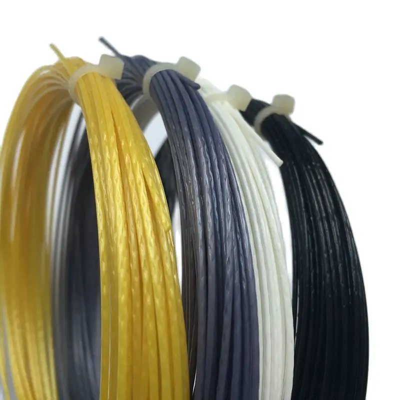 1 Pc 12m Concave Shape Poly Tennis Racquet String 1.23mm Polyester ...