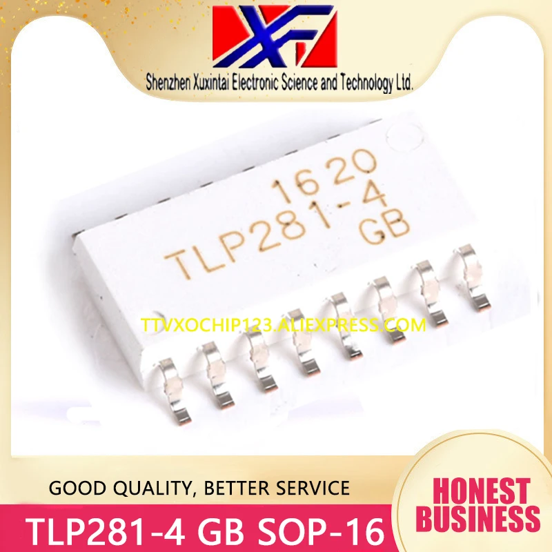 50 unids/lote TLP281 4GB TLP281 4 (GB TP J F TLP281 OPTOISO 2.5KV 4CH ...