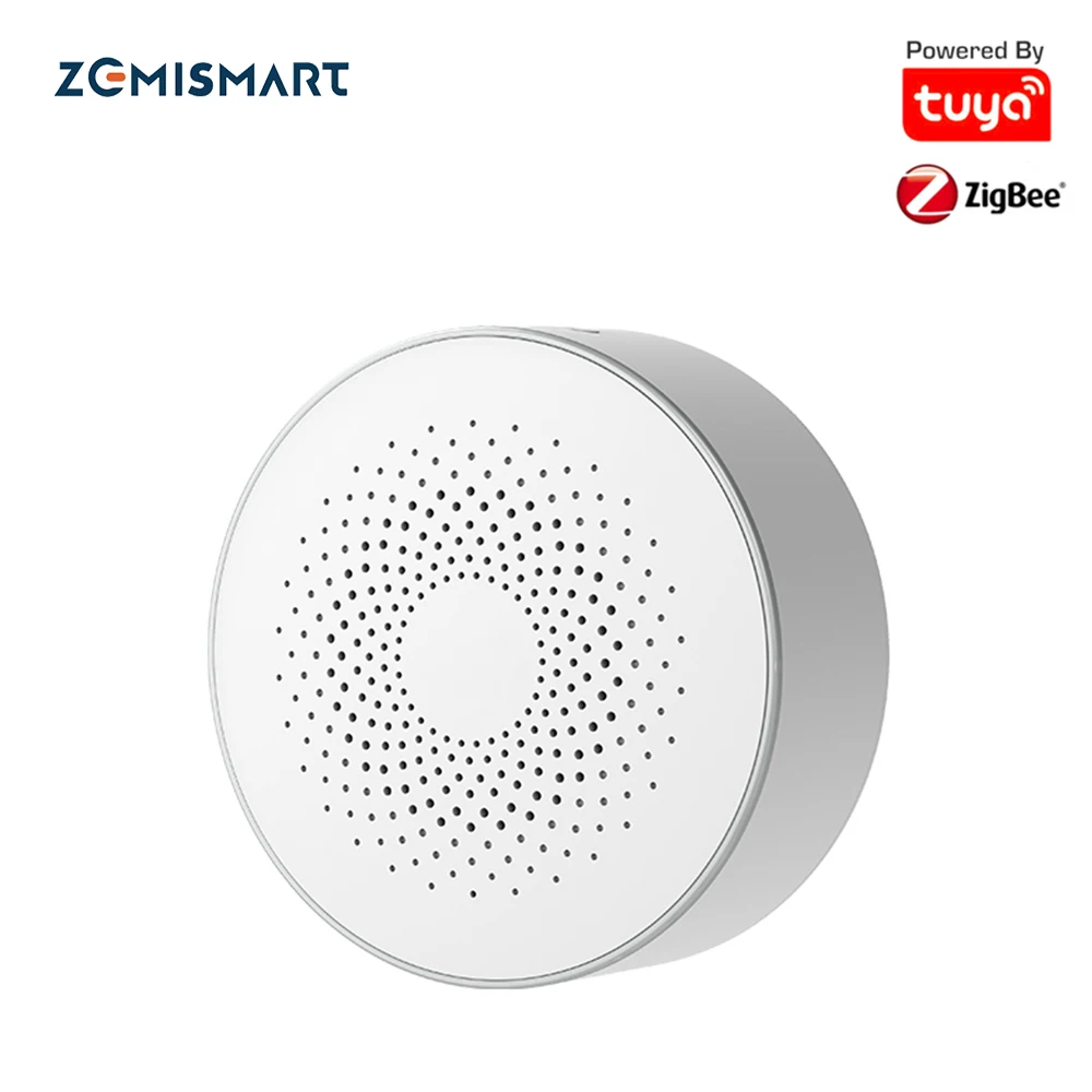 Zemismart tuya zigbee som inteligente e flash alarme sirene detector ...
