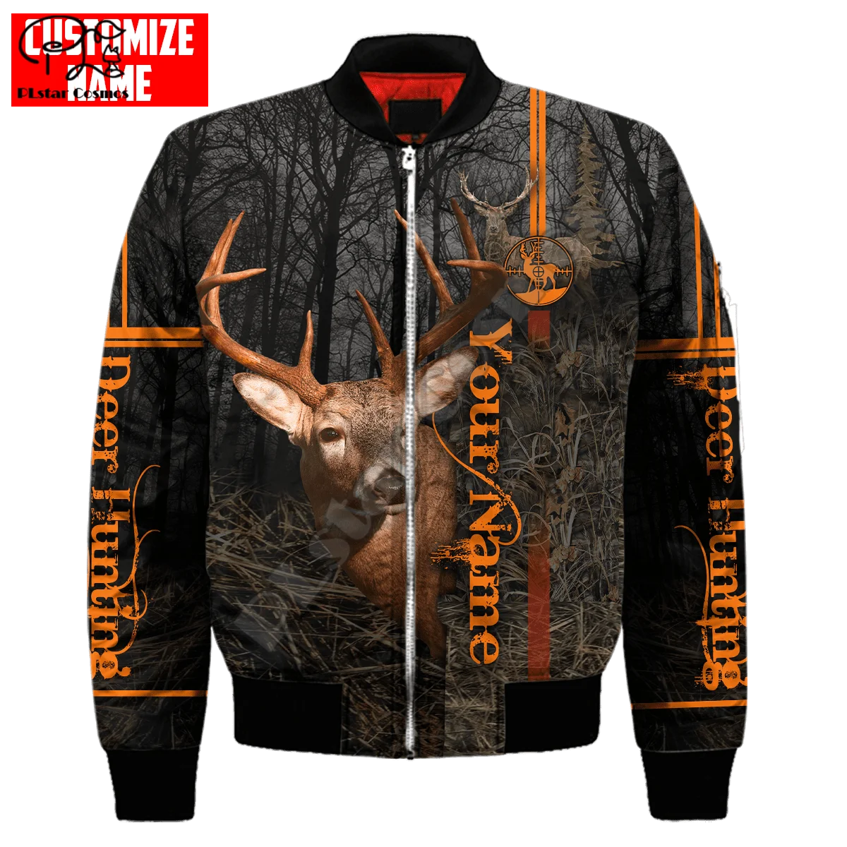 PLstar Cosmos Newest Deer Hunting Animal Hunter Camo Tattoo 3DPrint Men ...