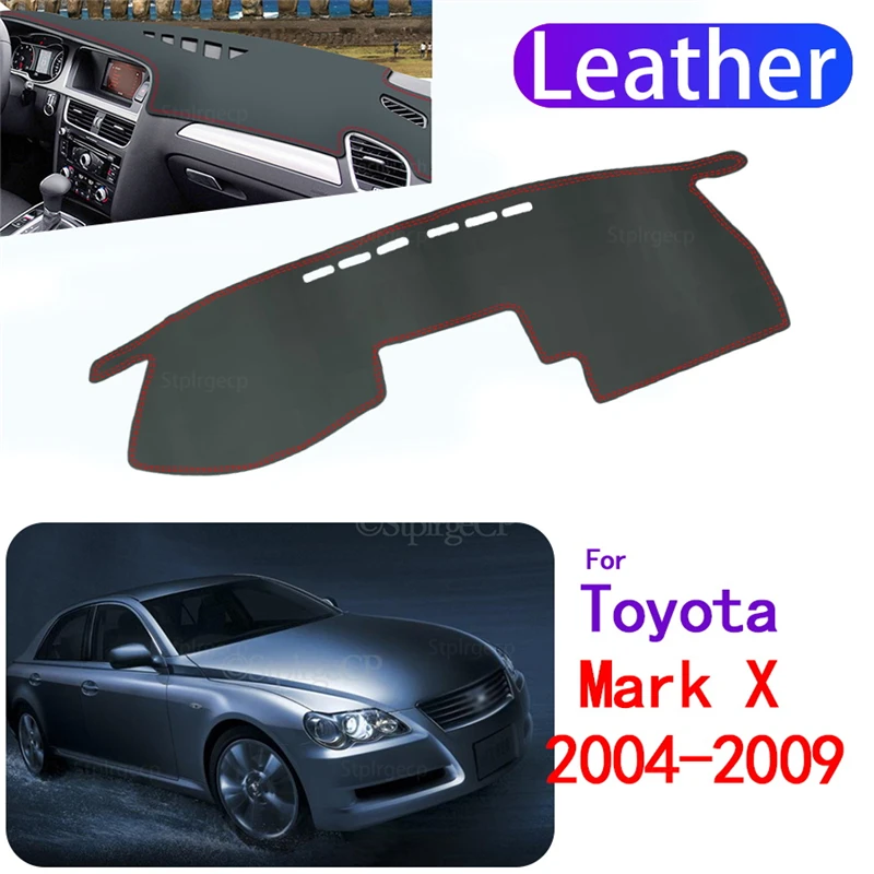 For-Toyota-Mark-X-2004-2009-X120-120-Leather-Car-Dashmat-Dashboard ...