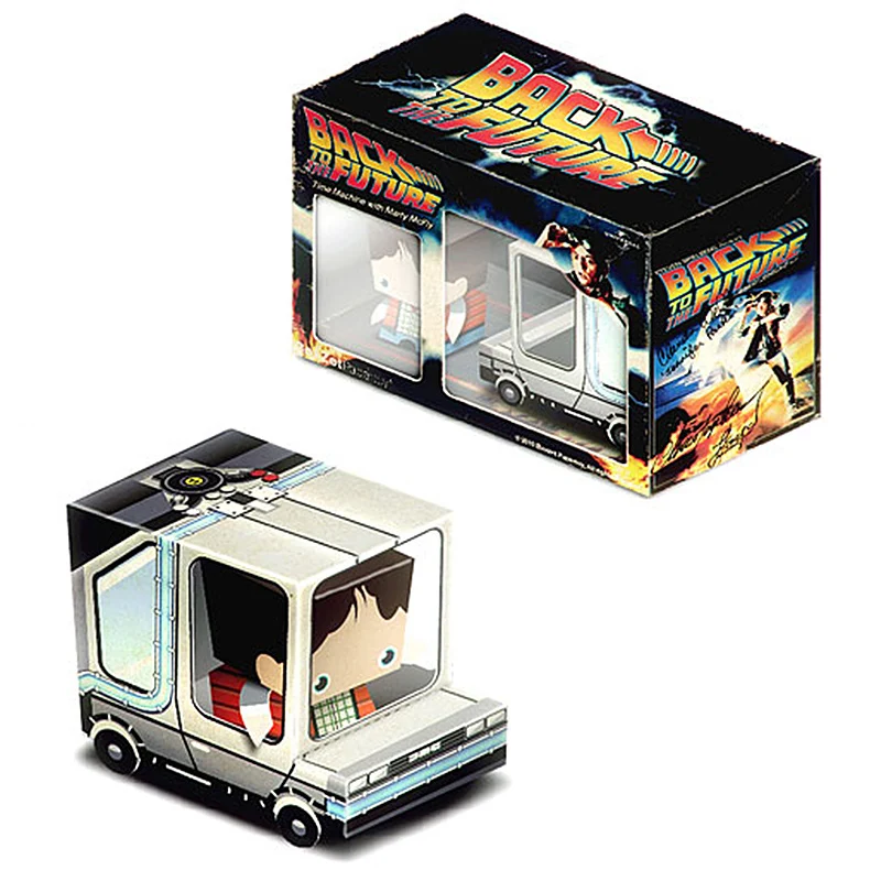 Back-To-The-Future-Cubee-Van-Car-Box-Folding-3D-Paper-Model-Papercraft ...