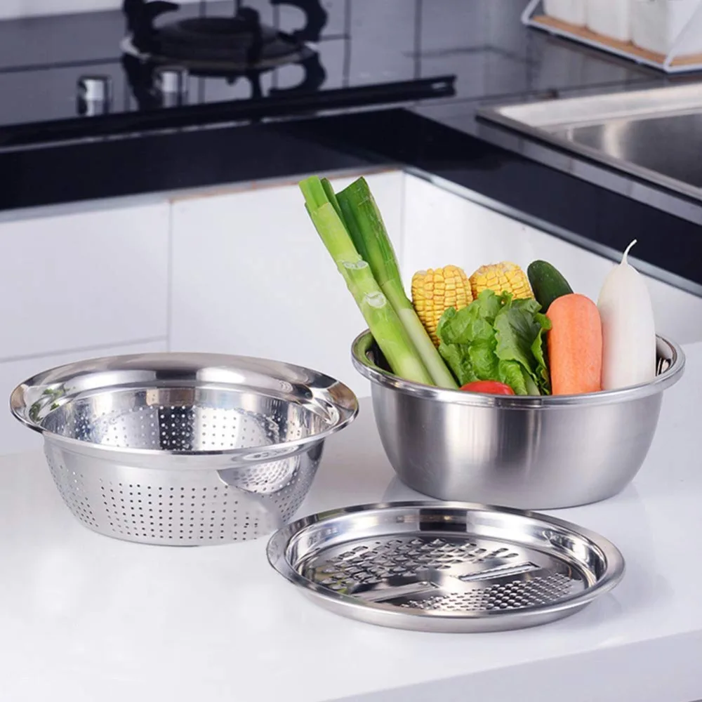Multi Functional Stainless Steel Basin | asghedom.com