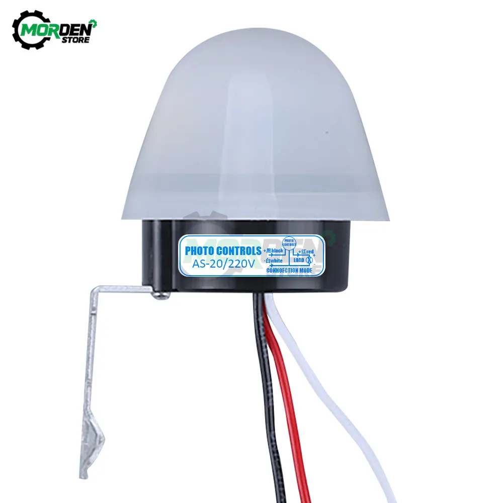 As-20 Rainproof Light Control Switch Photo Control Switch Automatic On ...