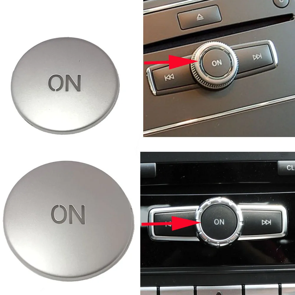 Car-Volume-ON-Buttons-Cover-Stickers-Trim-For-Mercedes-Benz-A-B-C-CLA ...