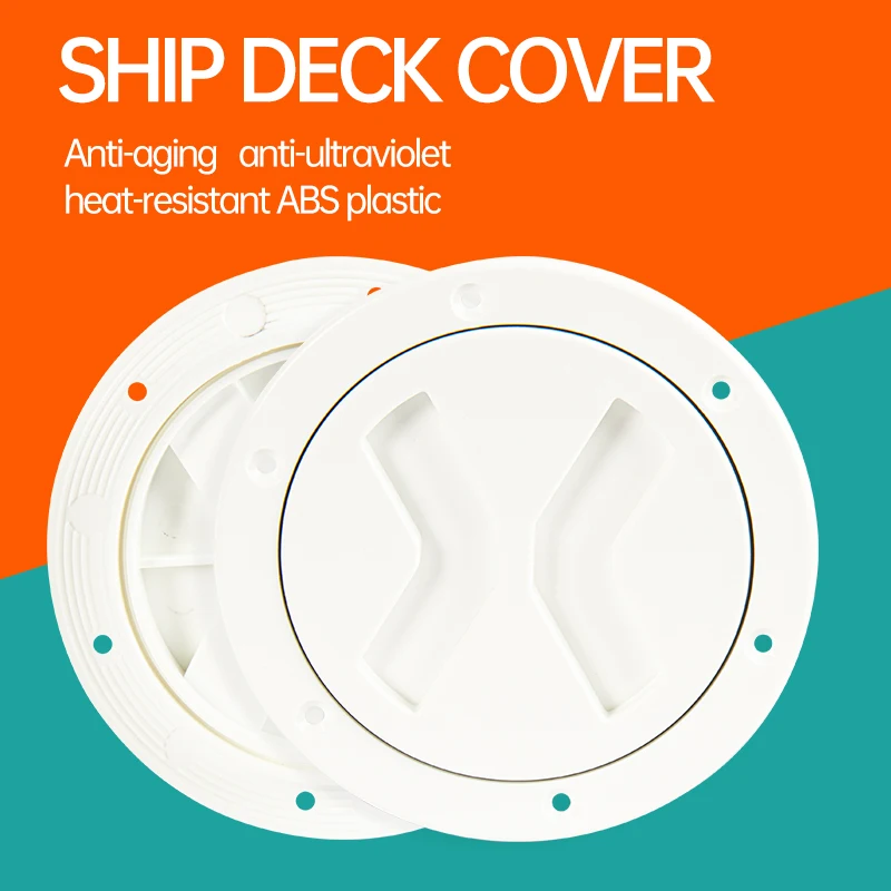 ABS-Round-Deck-Inspection-Access-Hatch-Cover-Plastic-White-Black-Boat ...