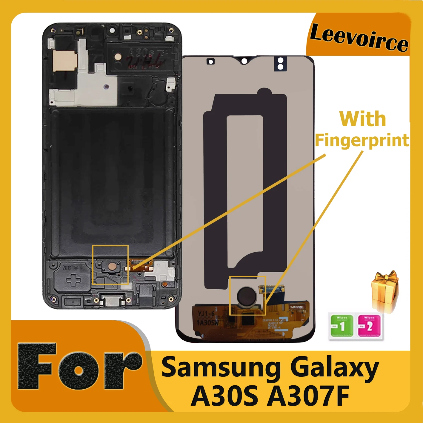 삼성 갤럭시 A30S LCD 디스플레이 터치 스크린 삼성 A307 SM A307FN/DS A307G/DS 디스플레이 디지타이저 ...